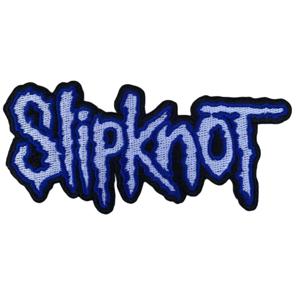 Patch Slipknot "Cut-Out Logo Blue Border" - fantotal.de