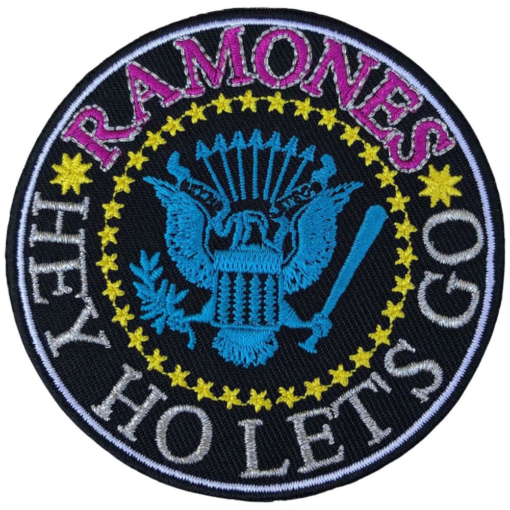 Aufnäher Ramones "Hey Ho Let's Go V" - fantotal.de