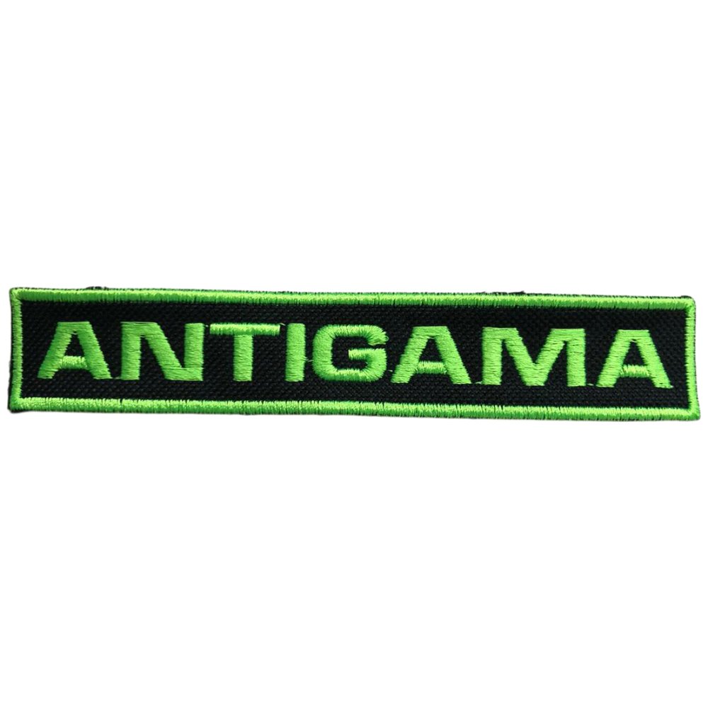Patch Antigama "Neon Green Logo" - www.fantotal.de Onlineshop for Mer