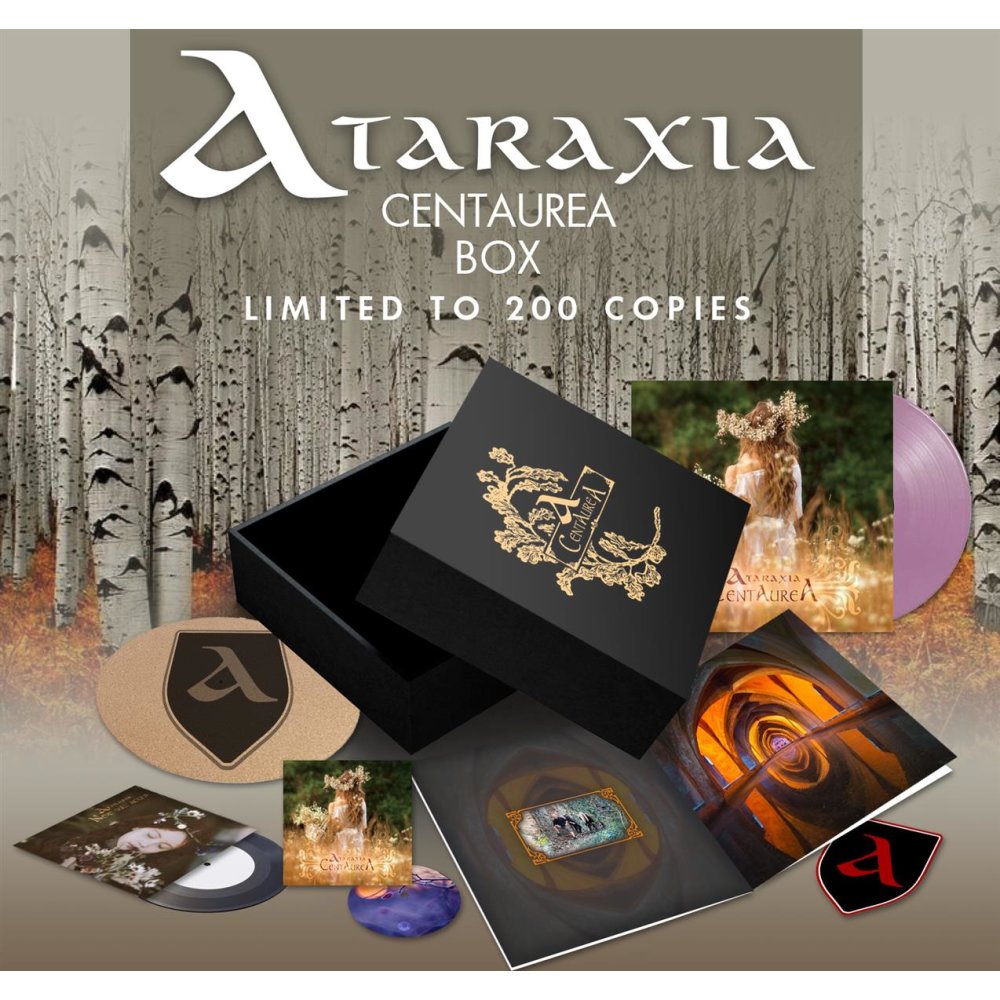 Luxurious Box embossed in Gold Ataraxia "Centaurea" - fantotal.de
