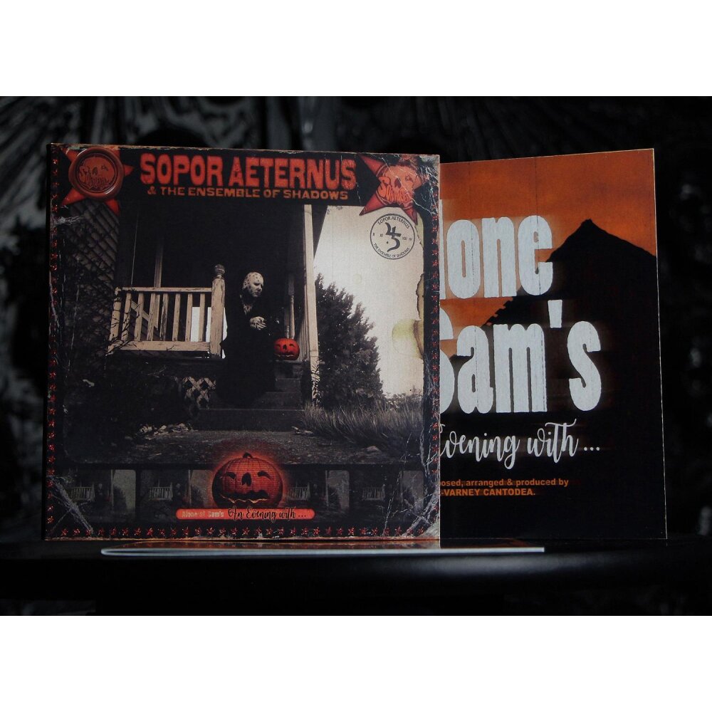 Gatefold CD Sopor Aeternus "ALONE AT SAM’s - An Evening with..." - ww