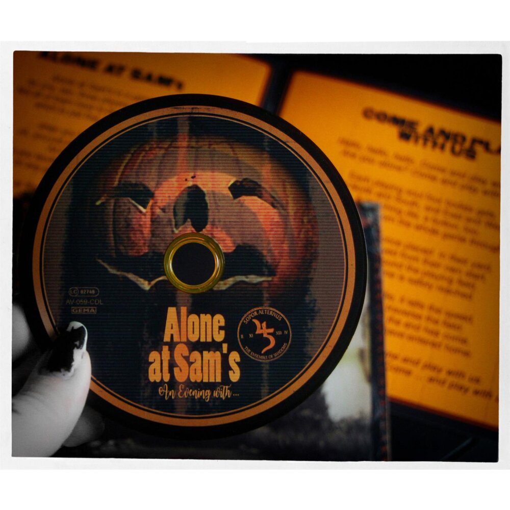 Gatefold CD Sopor Aeternus "ALONE AT SAM’s - An Evening with..." - ww