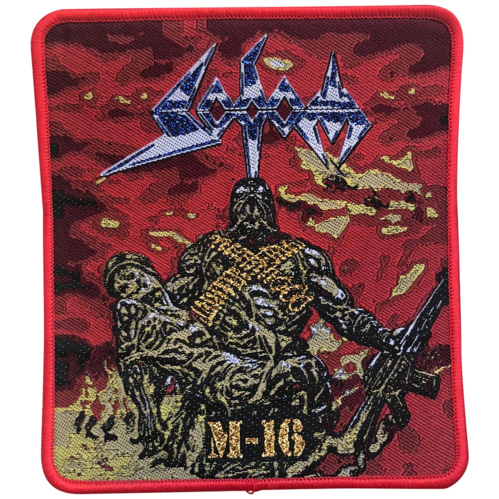 Patch Sodom "M-16 - Red Border" - www.fantotal.de Onlineshop for Merc