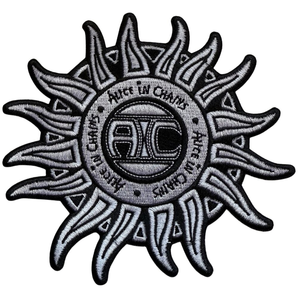 Aufnäher Alice In Chains "Sun Logo B&W" - fantotal.de